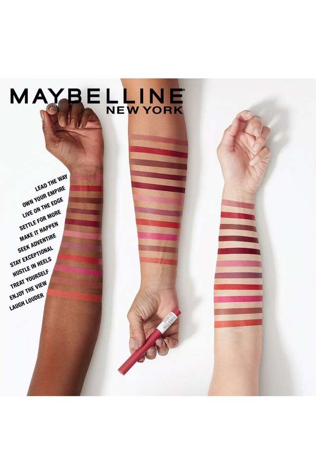 maybelline lipstick enjoy the view